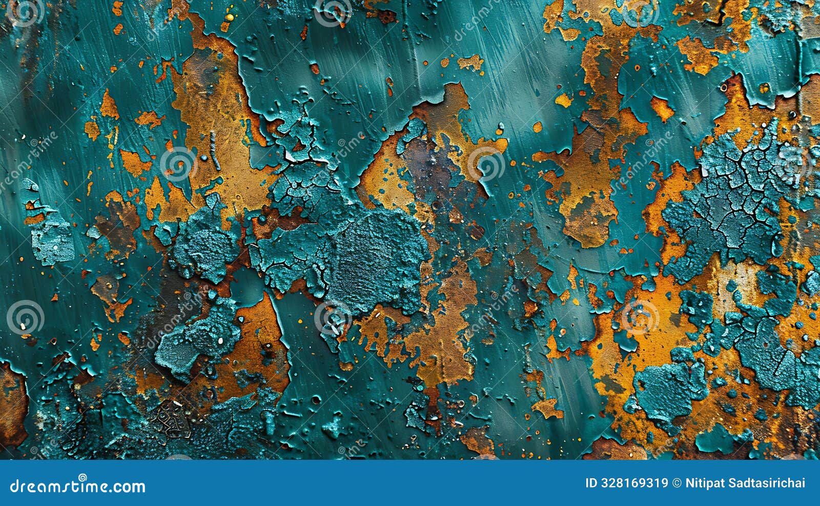 High-resolution Capture of Rust and Patina on Metal, Abstract Patterns ...