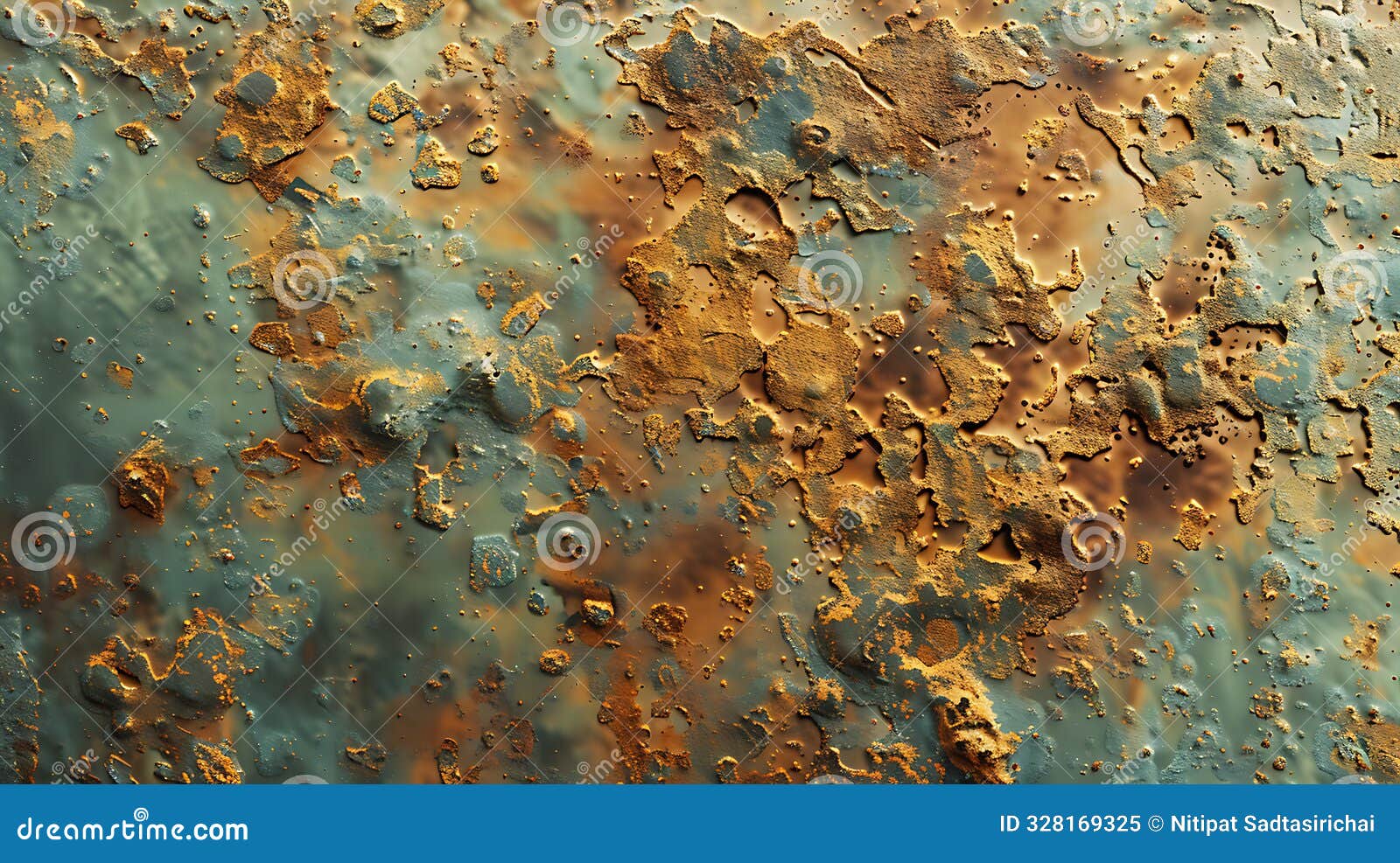 High-resolution Capture of Rust and Patina on Metal, Abstract Patterns ...