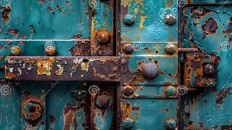 High-resolution Capture of Rust and Patina on Metal, Abstract Patterns ...