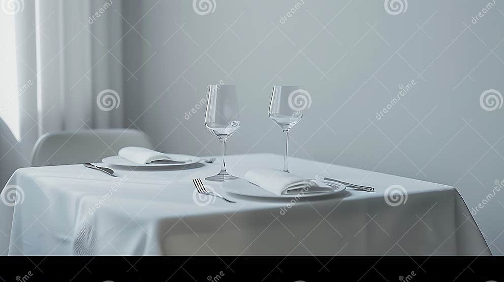 High-resolution Capture of a Sparse Dining Setup, Single Place Setting ...