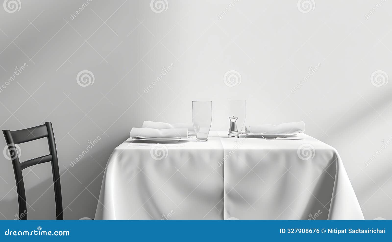 High-resolution Capture of a Sparse Dining Setup, Single Place Setting ...