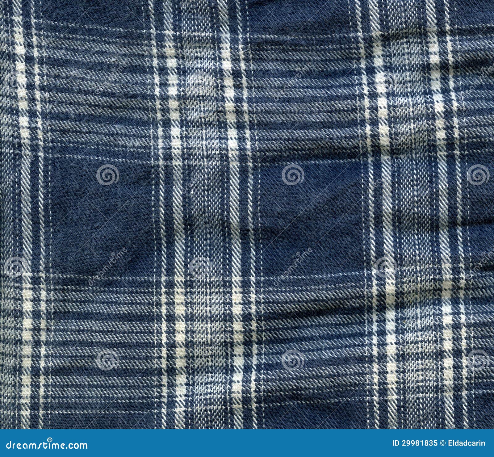 Cotton Fabric Texture - Blue & White Mesh Stock Image - Image of ...