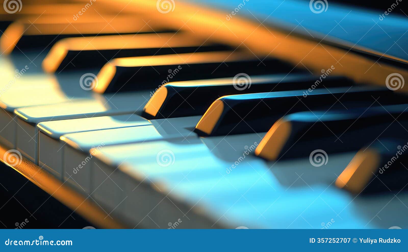 High-resolution Close-up of Electronic Piano Keys with Sharp Focus and ...