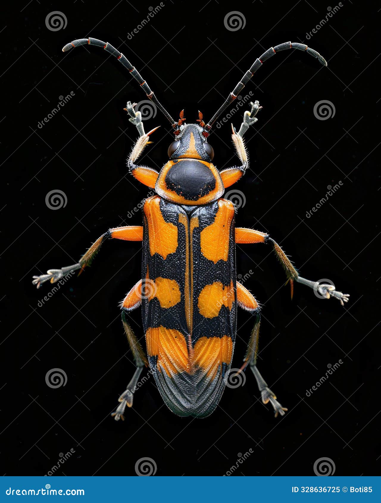 High-Resolution Close-Up Images of Various Insects on Black Background ...