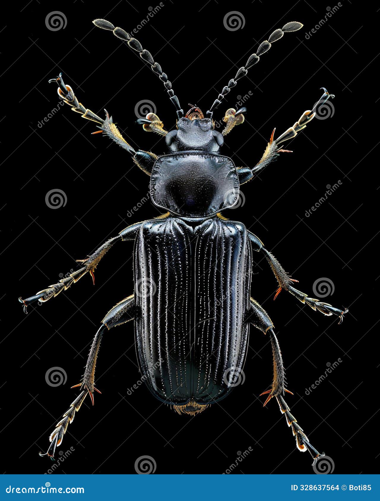 High-Resolution Close-Up Images of Various Insects on Black Background ...