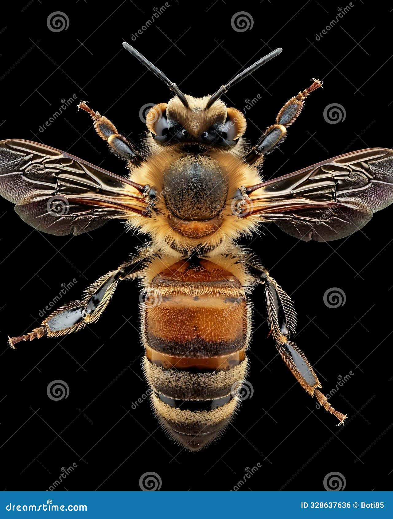 High-Resolution Close-Up Images of Various Insects on Black Background ...