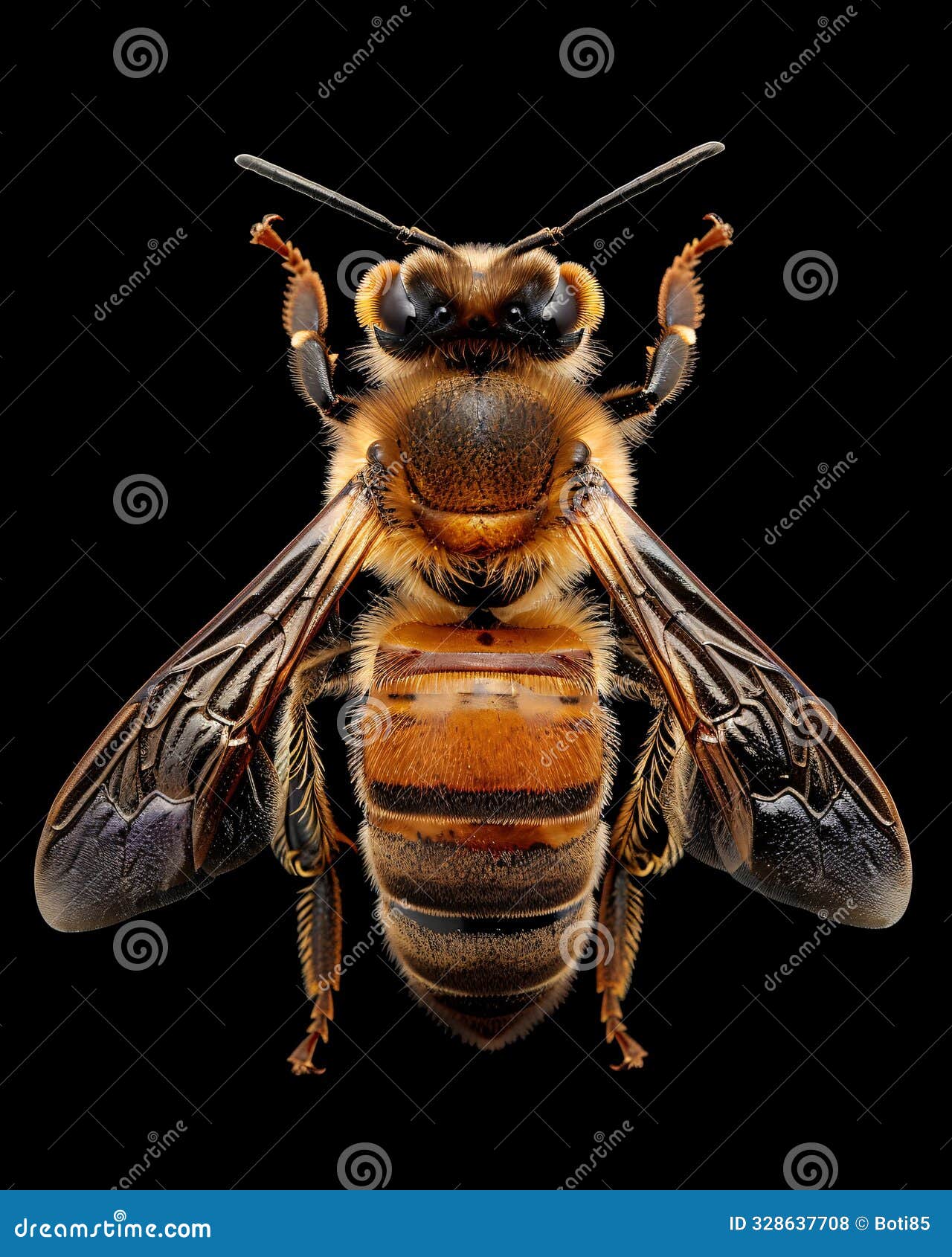 High-Resolution Close-Up Images of Various Insects on Black Background ...