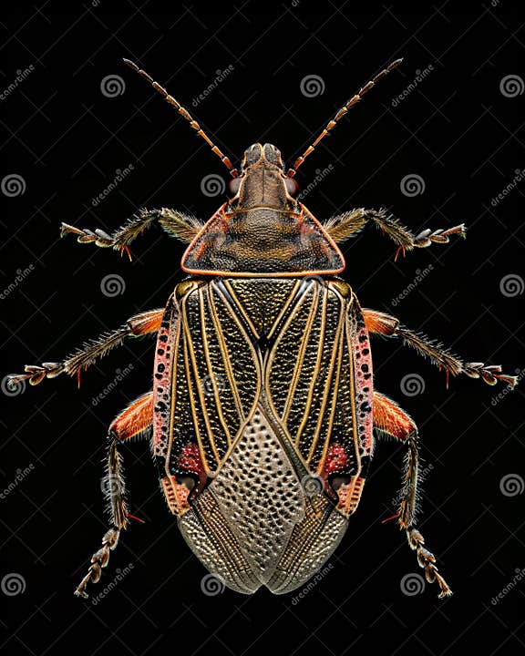 High-Resolution Close-Up Images of Various Insects on Black Background ...