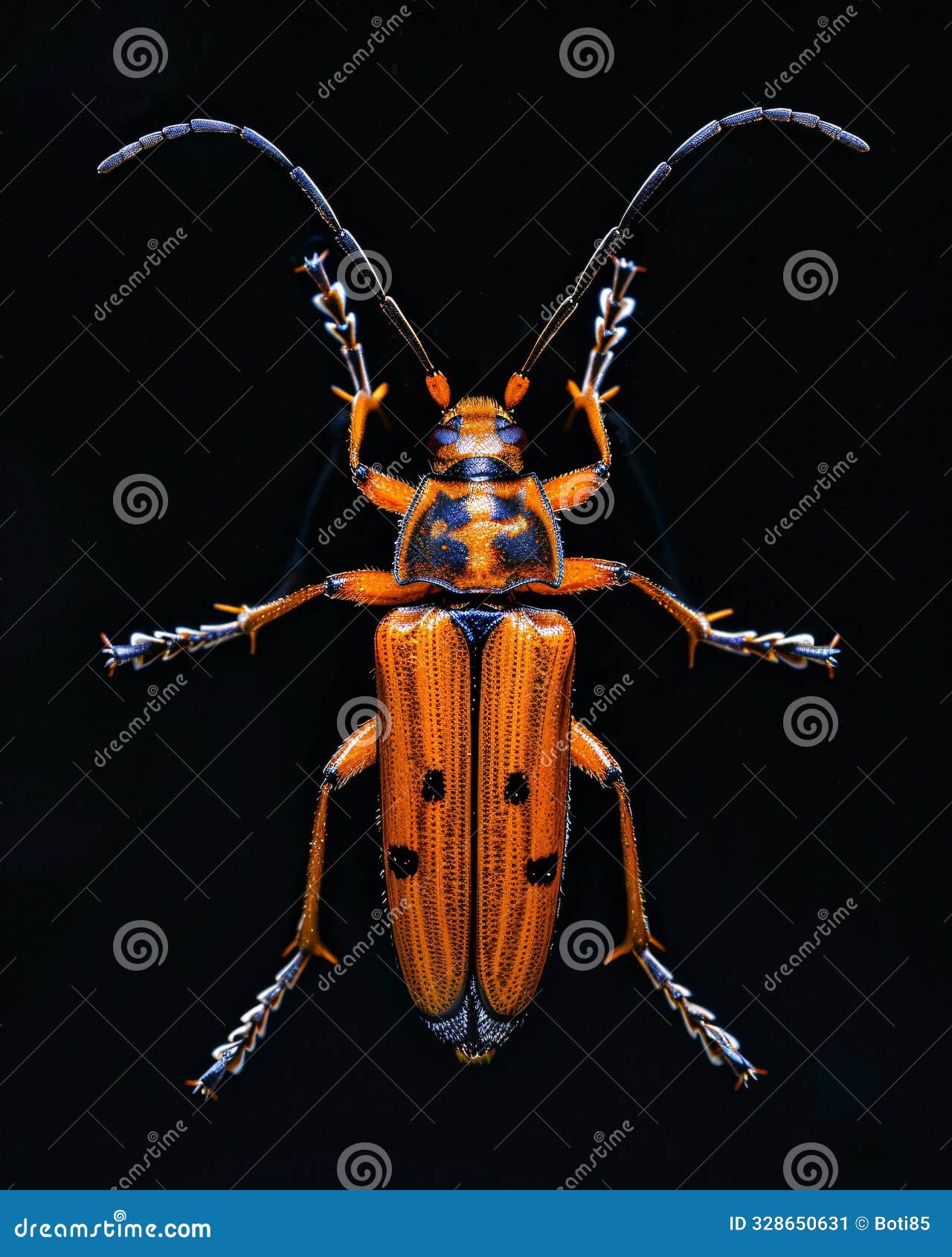High-Resolution Close-Up Images of Various Insects on Black Background ...