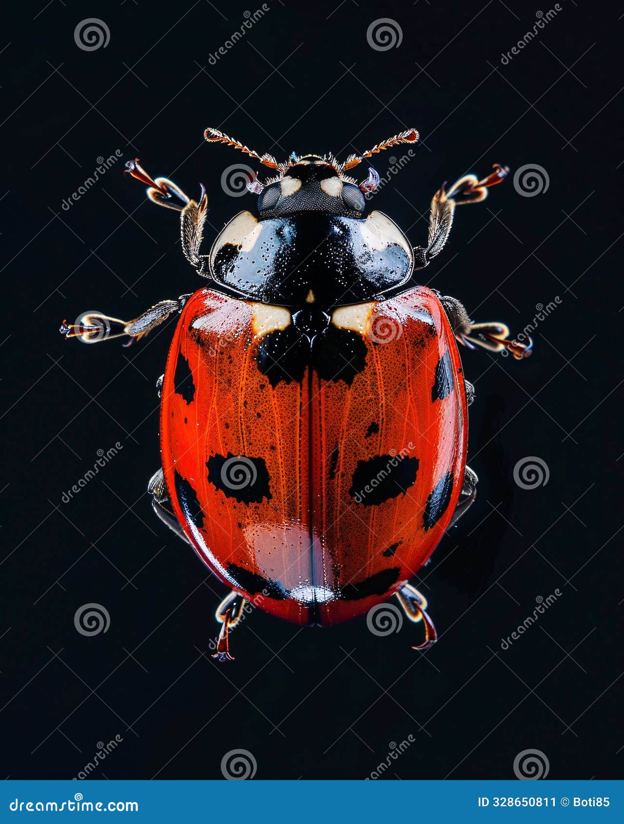 High-Resolution Close-Up Images of Various Insects on Black Background ...