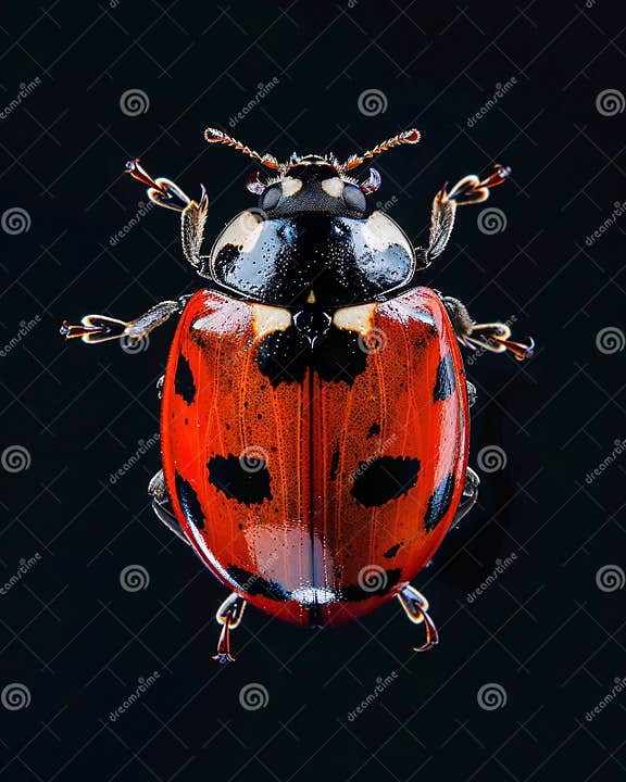 High-Resolution Close-Up Images of Various Insects on Black Background ...