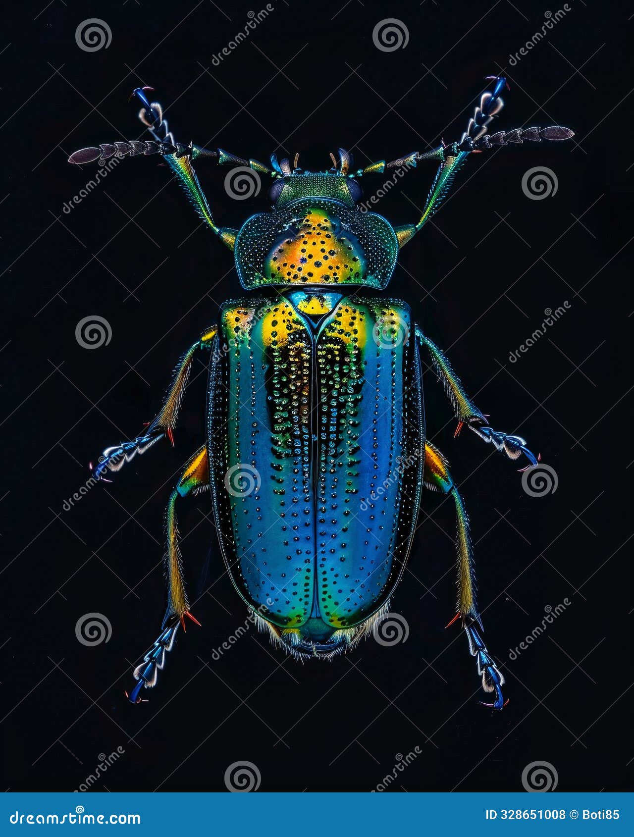 High-Resolution Close-Up Images of Various Insects on Black Background ...