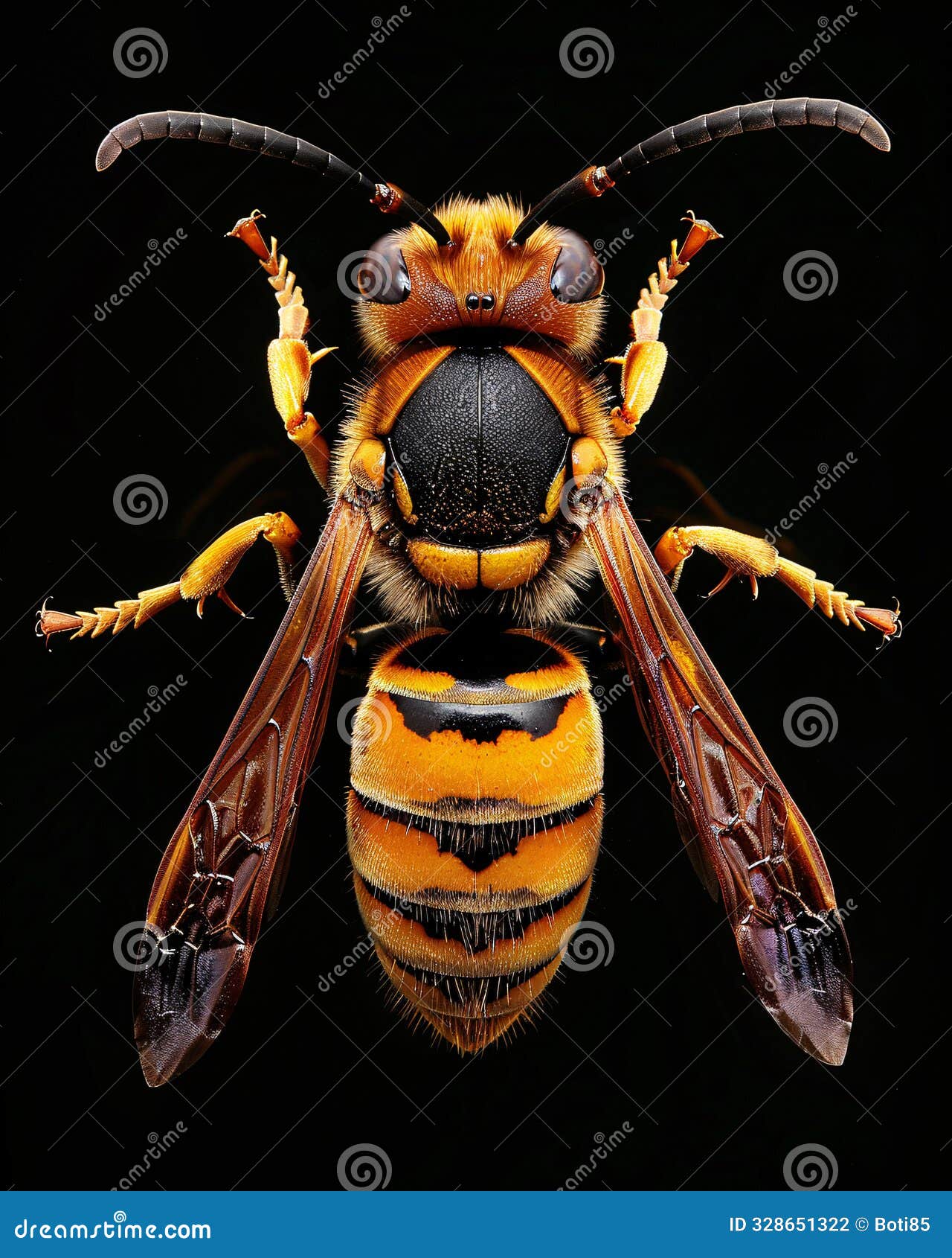 High-Resolution Close-Up Images of Various Insects on Black Background ...