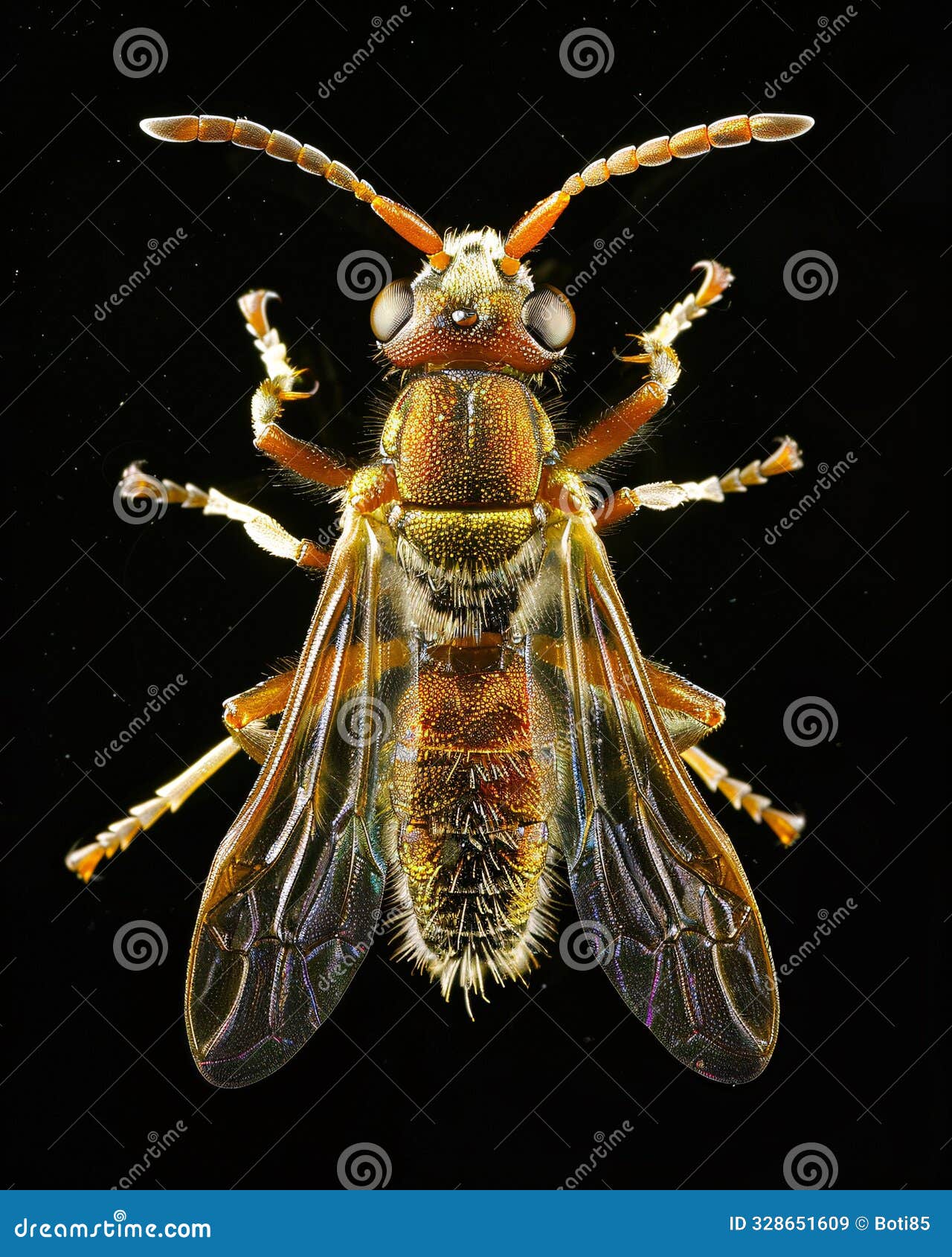 High-Resolution Close-Up Images of Various Insects on Black Background ...