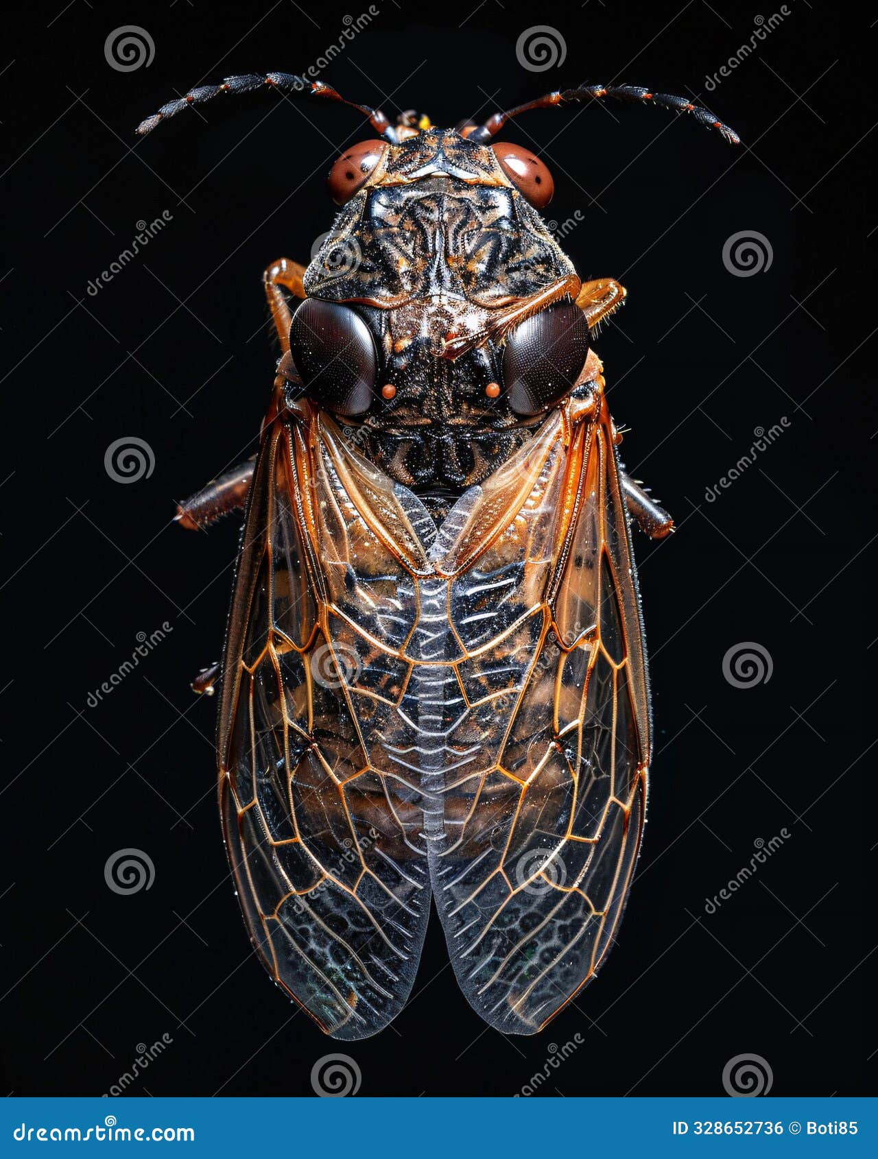 High-Resolution Close-Up Images of Various Insects on Black Background ...