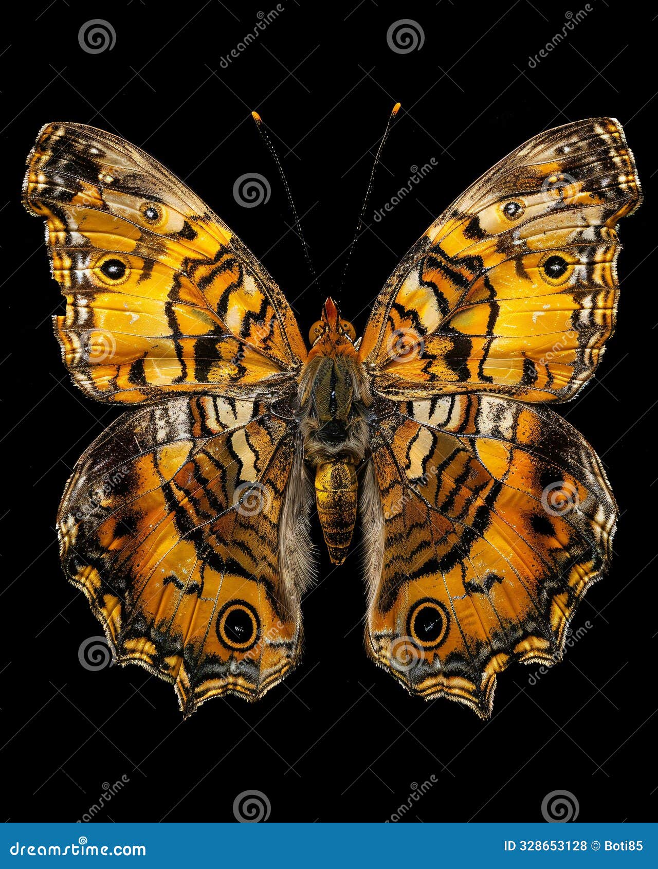 High-Resolution Close-Up Images Of Various Insects On Black Background ...