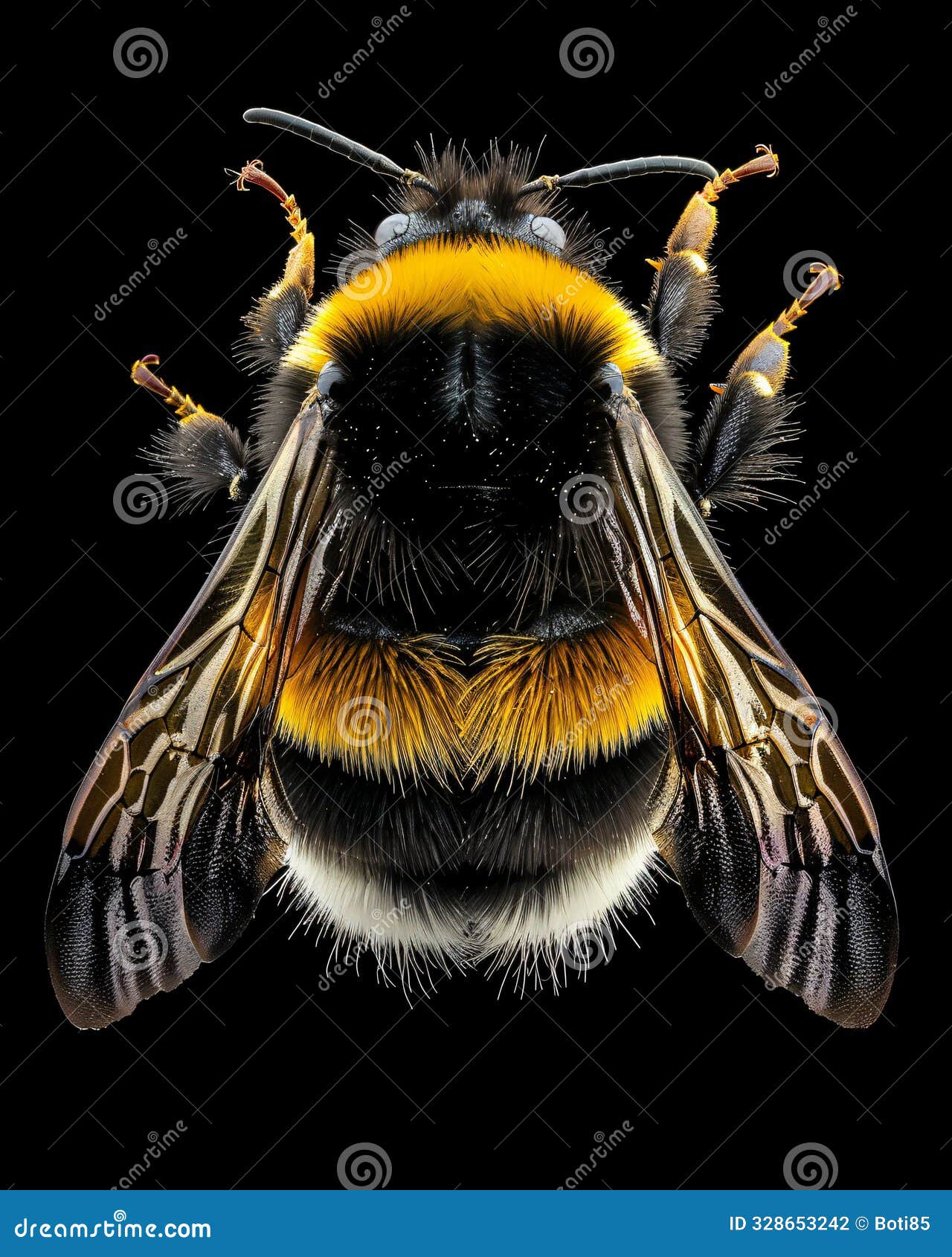 High-Resolution Close-Up Images of Various Insects on Black Background ...