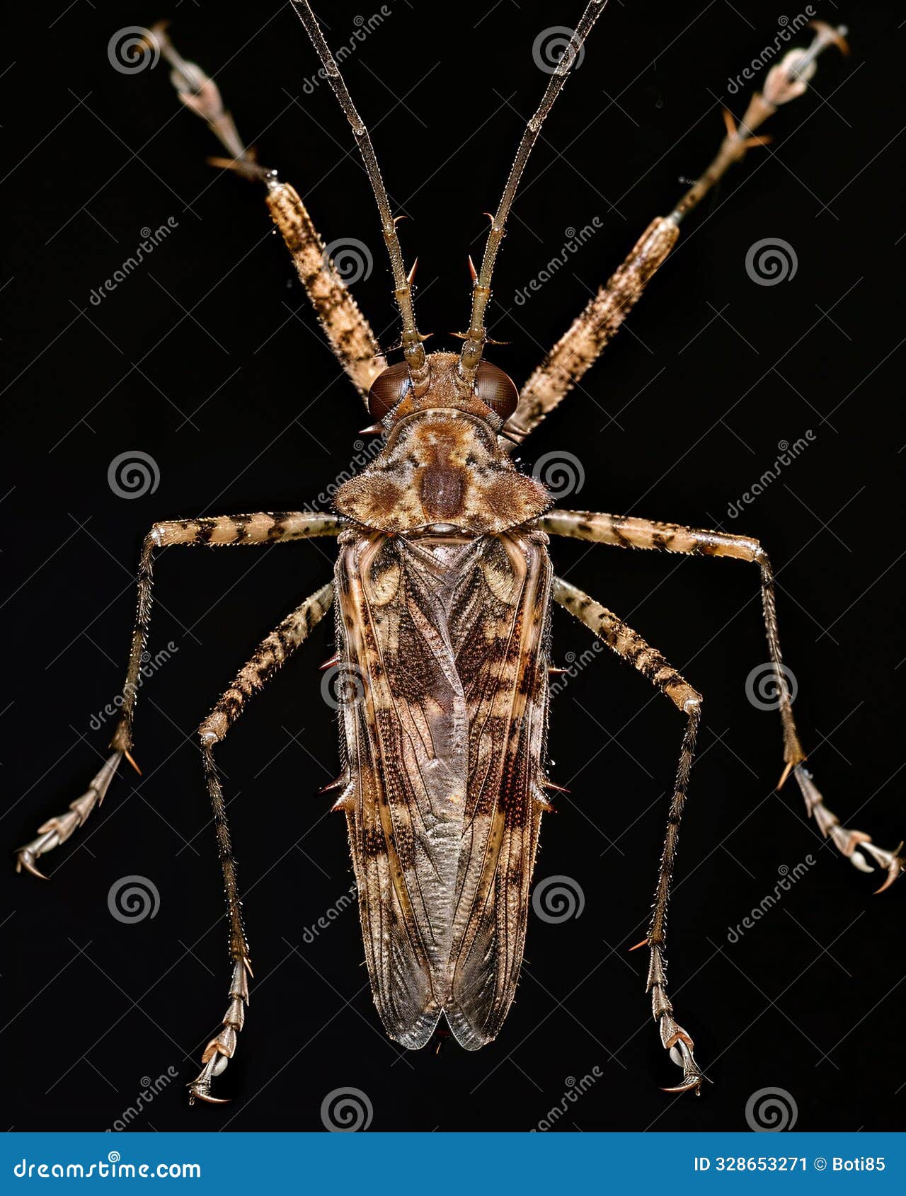 High-Resolution Close-Up Images of Various Insects on Black Background ...