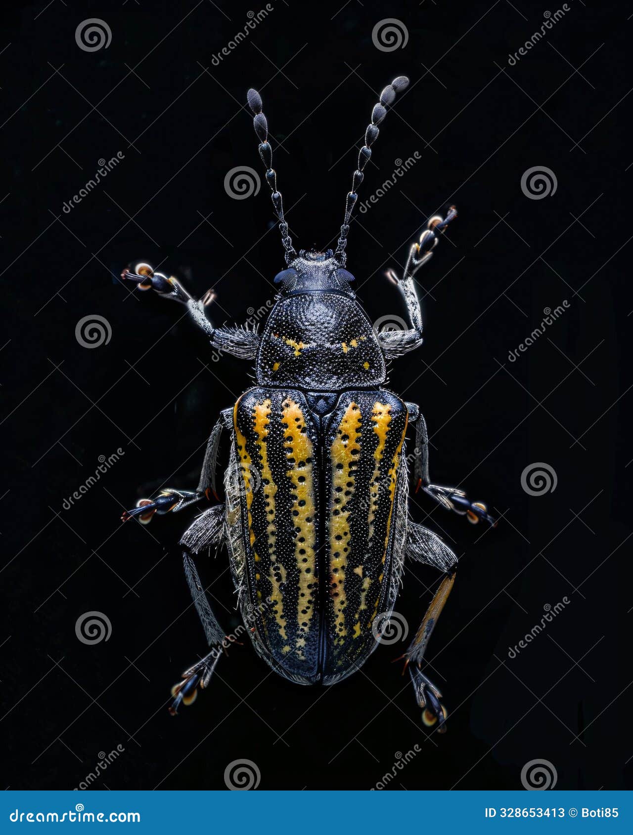 High-Resolution Close-Up Images of Various Insects on Black Background ...
