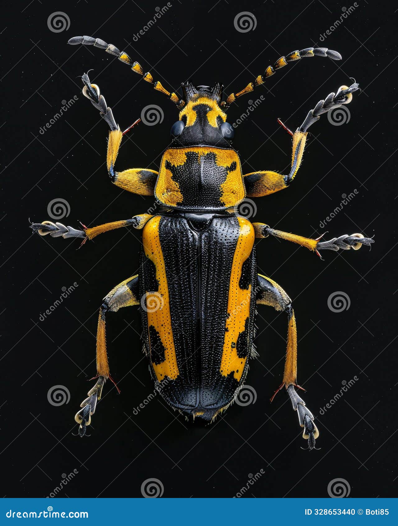 High-Resolution Close-Up Images of Various Insects on Black Background ...