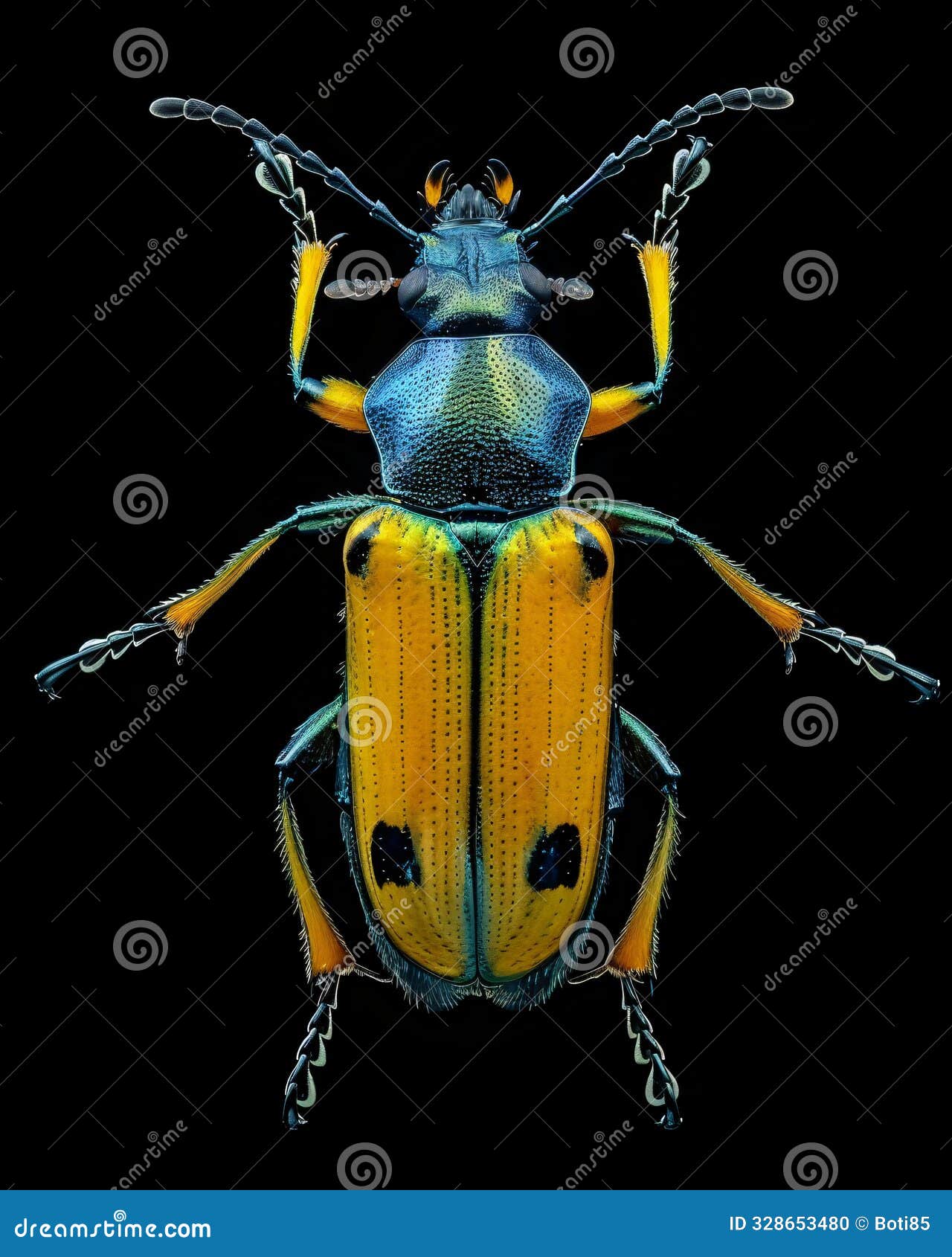 High-Resolution Close-Up Images of Various Insects on Black Background ...