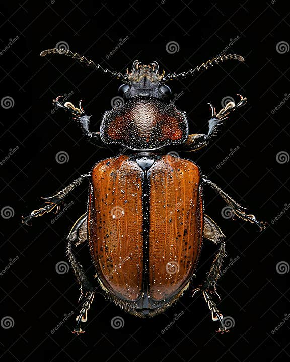 High-Resolution Close-Up Images of Various Insects on Black Background ...