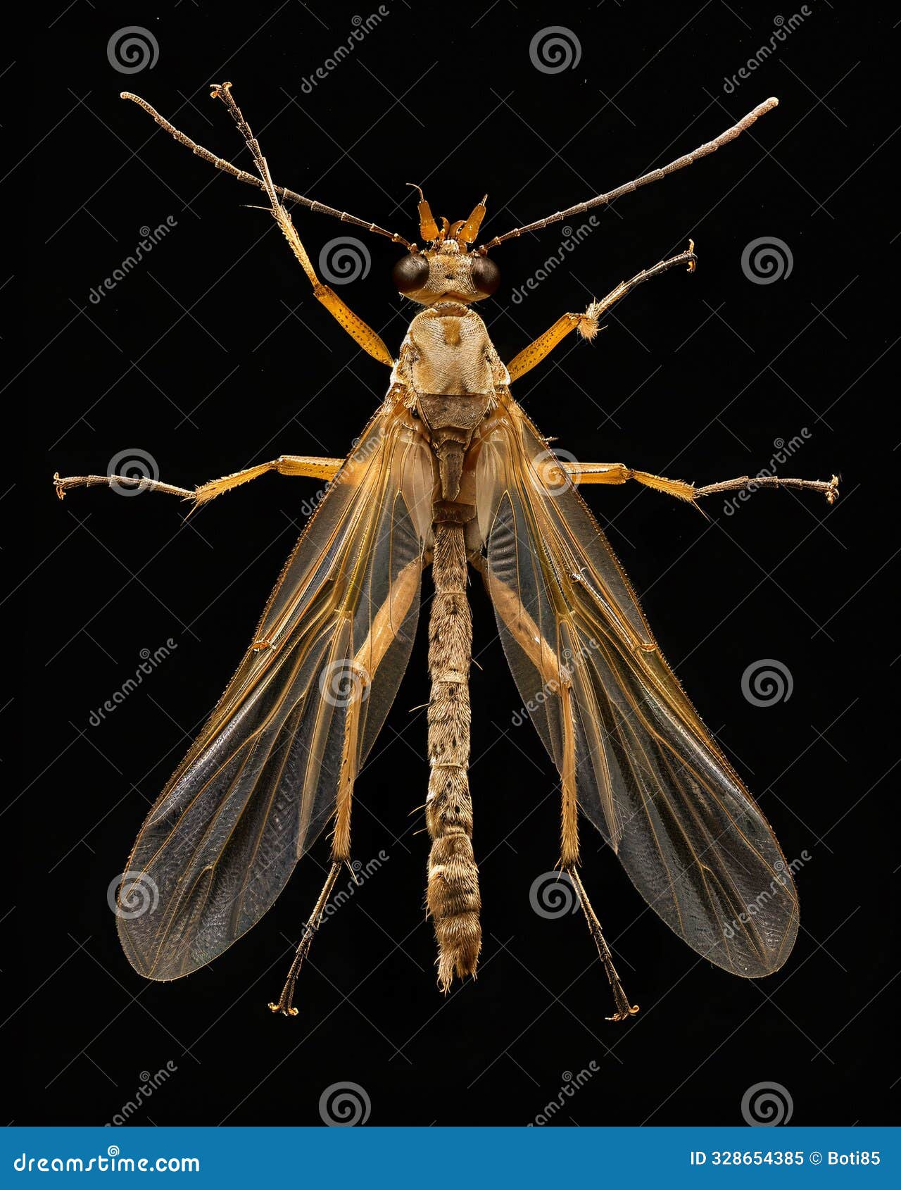 High-Resolution Close-Up Images of Various Insects on Black Background ...
