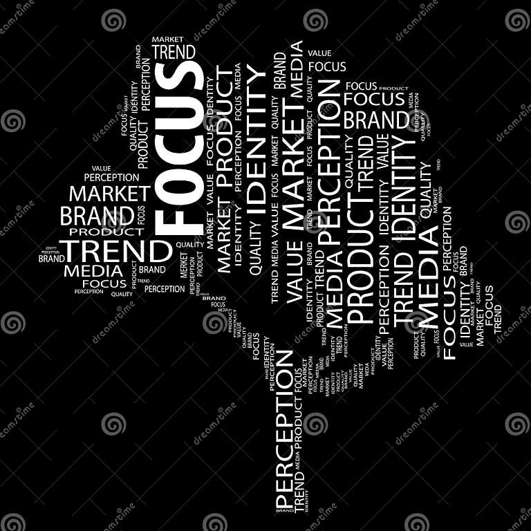Conceptual Tree Focus Word Cloud on Black Background Wordcloud Stock ...