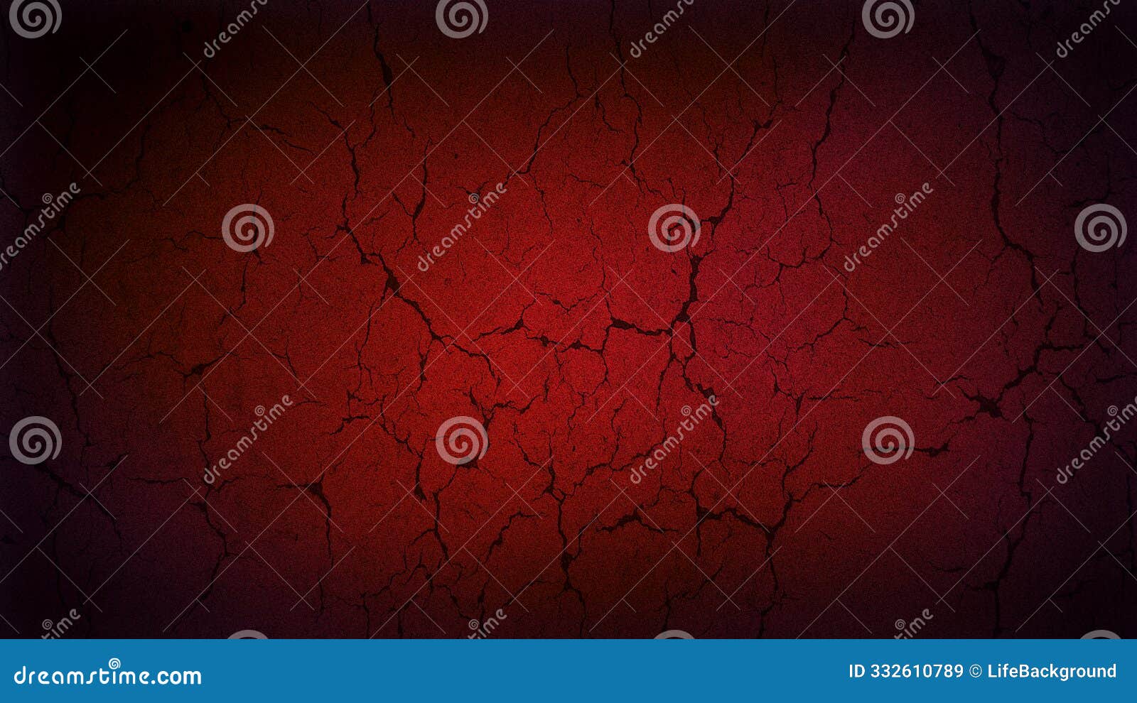 High-resolution Cracked Earth Texture with Intense Red Tones, Creating ...