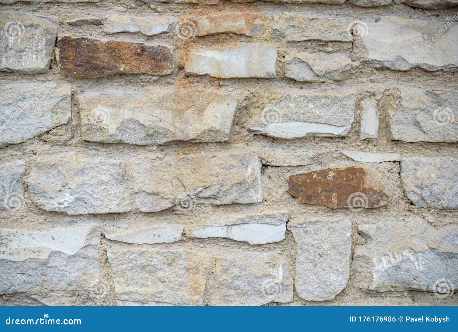 High Resolution Cream Brick Wall Texture of Ancient Building Stock ...