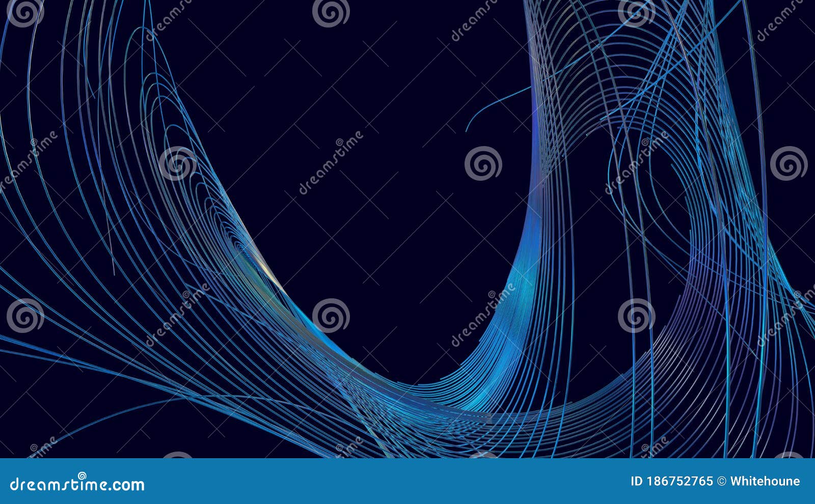 Abstract Digital Background with Bunch of Metal Strings Stock ...