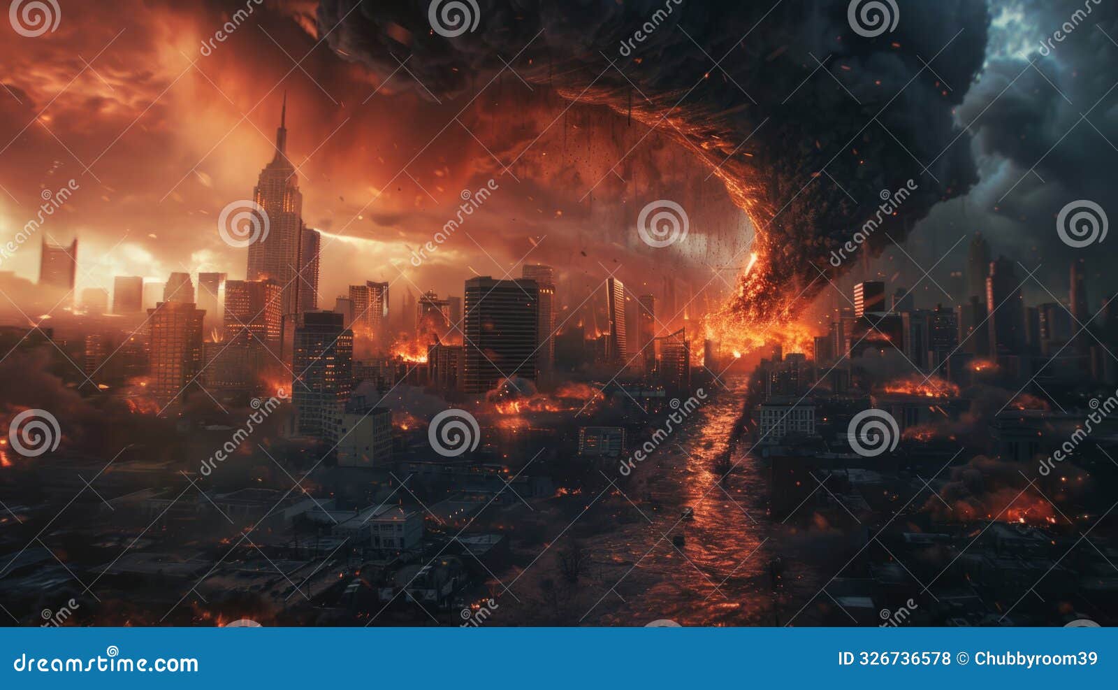 A High-resolution, Digitally Created Image Depicting A Dramatic ...