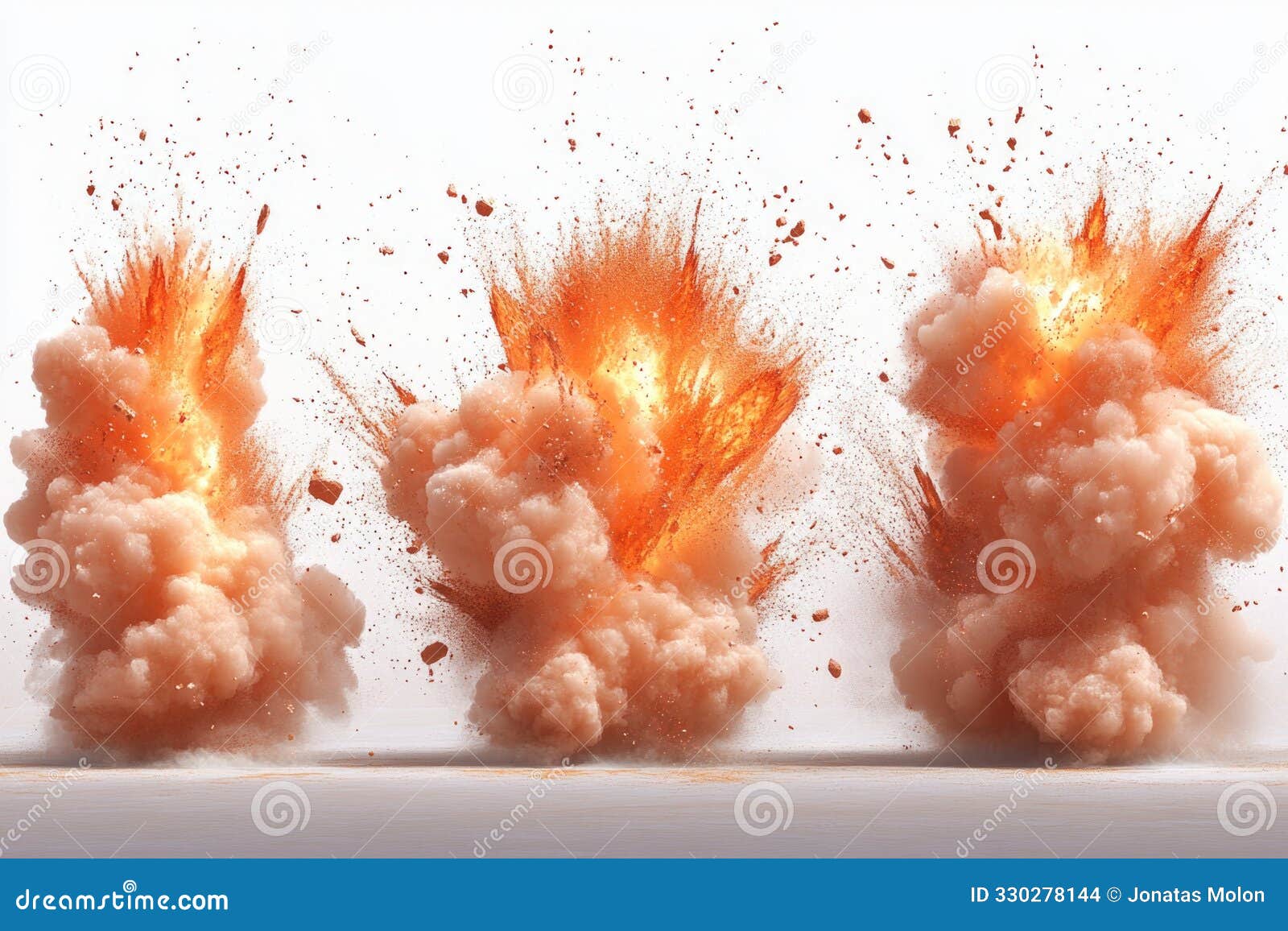 High-Resolution Explosion Effects PNG Cut-Out Elements Set for Stock ...