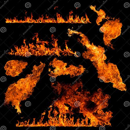 High Resolution Fire Collection Stock Photo - Image of smoke, bonfire ...