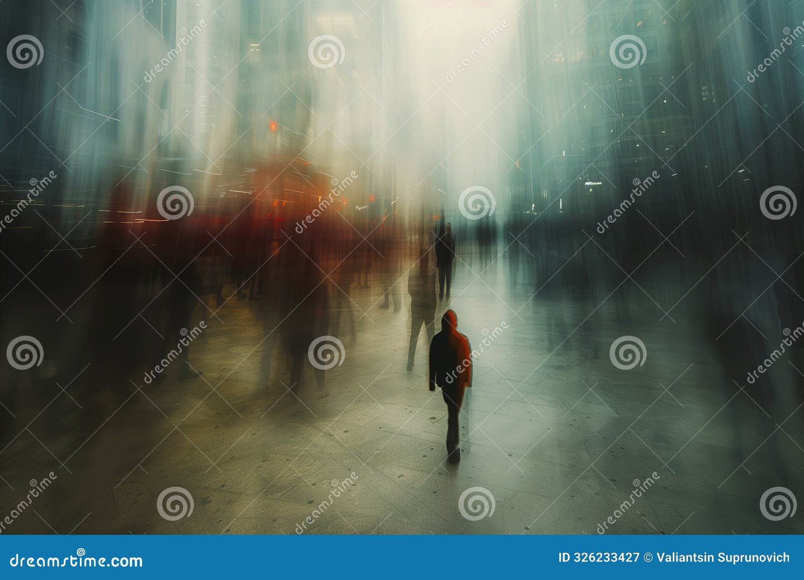 A High Resolution Graph of a Person Standing Alone in a Crowded Urban ...