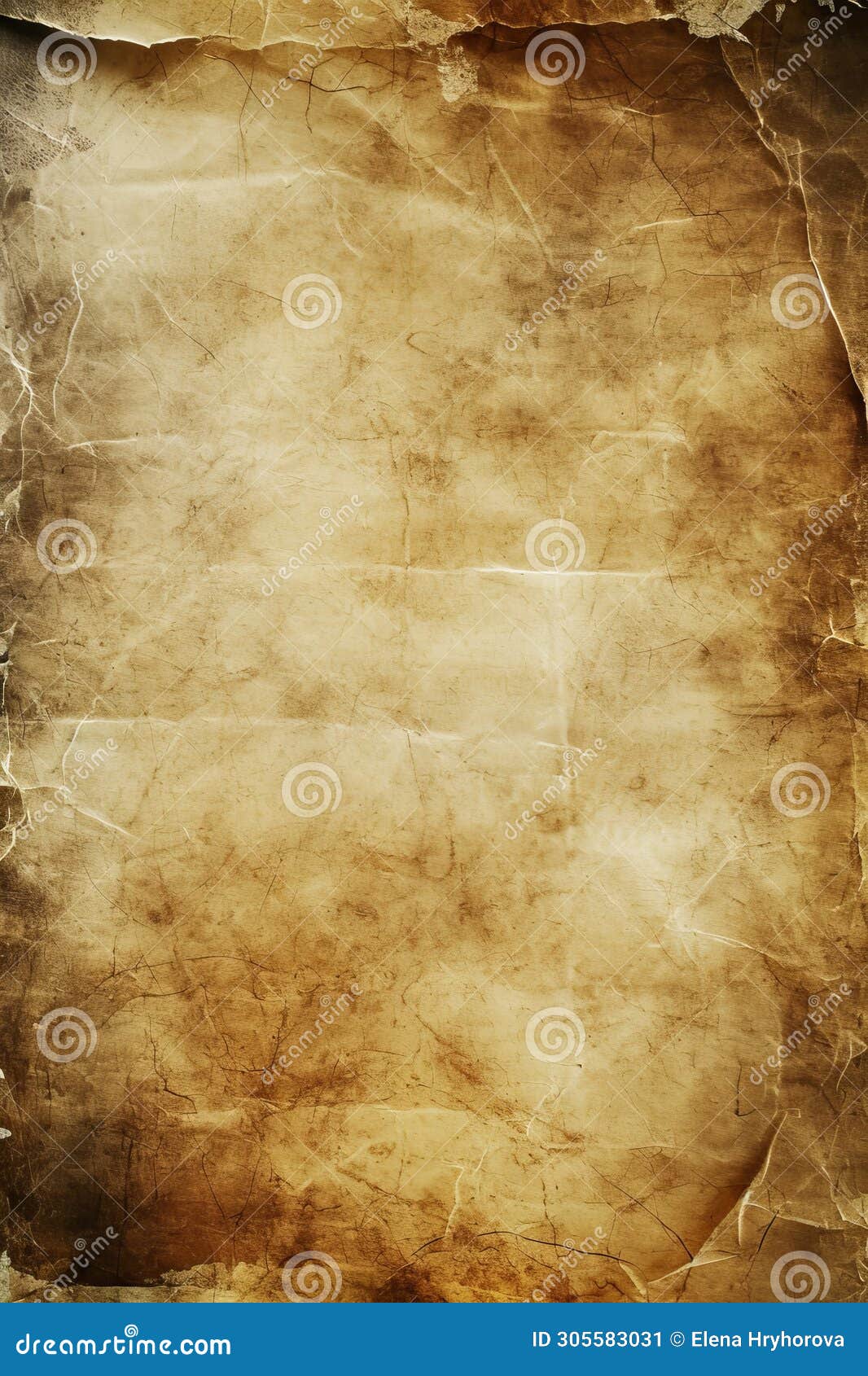 A High-resolution Image of an Aged Parchment Paper with a Textured ...