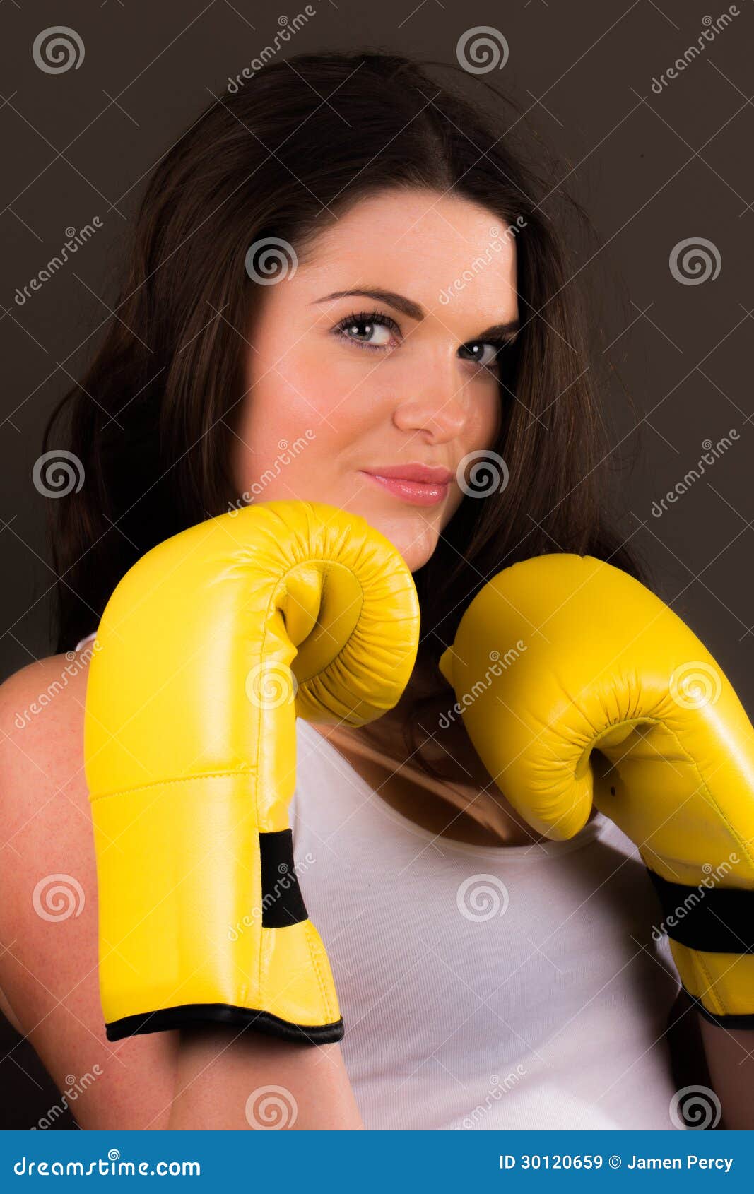Beautiful female boxer stock image. Image of reflex, fighter - 30120659