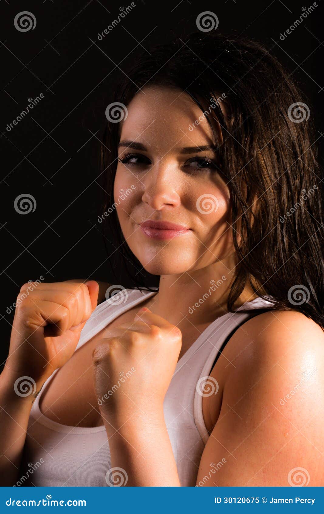 Beautiful female boxer stock image. Image of martial - 30120675