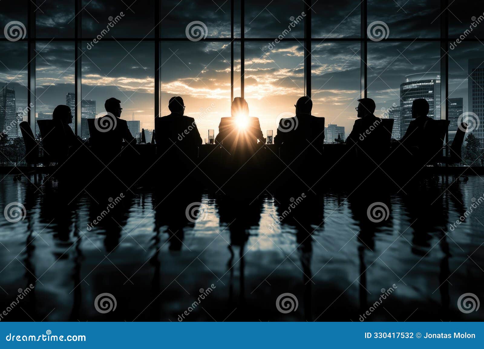 High-Resolution Image of Board Meeting Highlighting Leadership ...