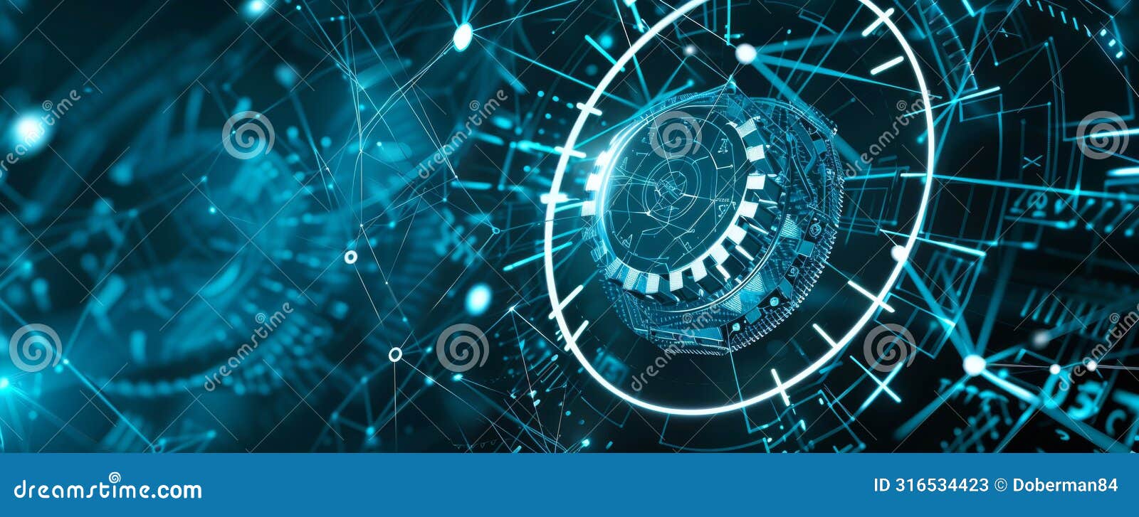 Futuristic CNC Machinery Concept with Dynamic Digital Interface and ...