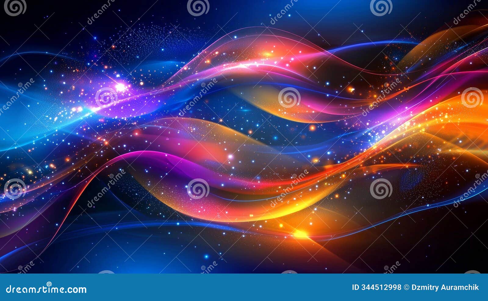 With a High Resolution Image in Color Space, this is an Abstract ...