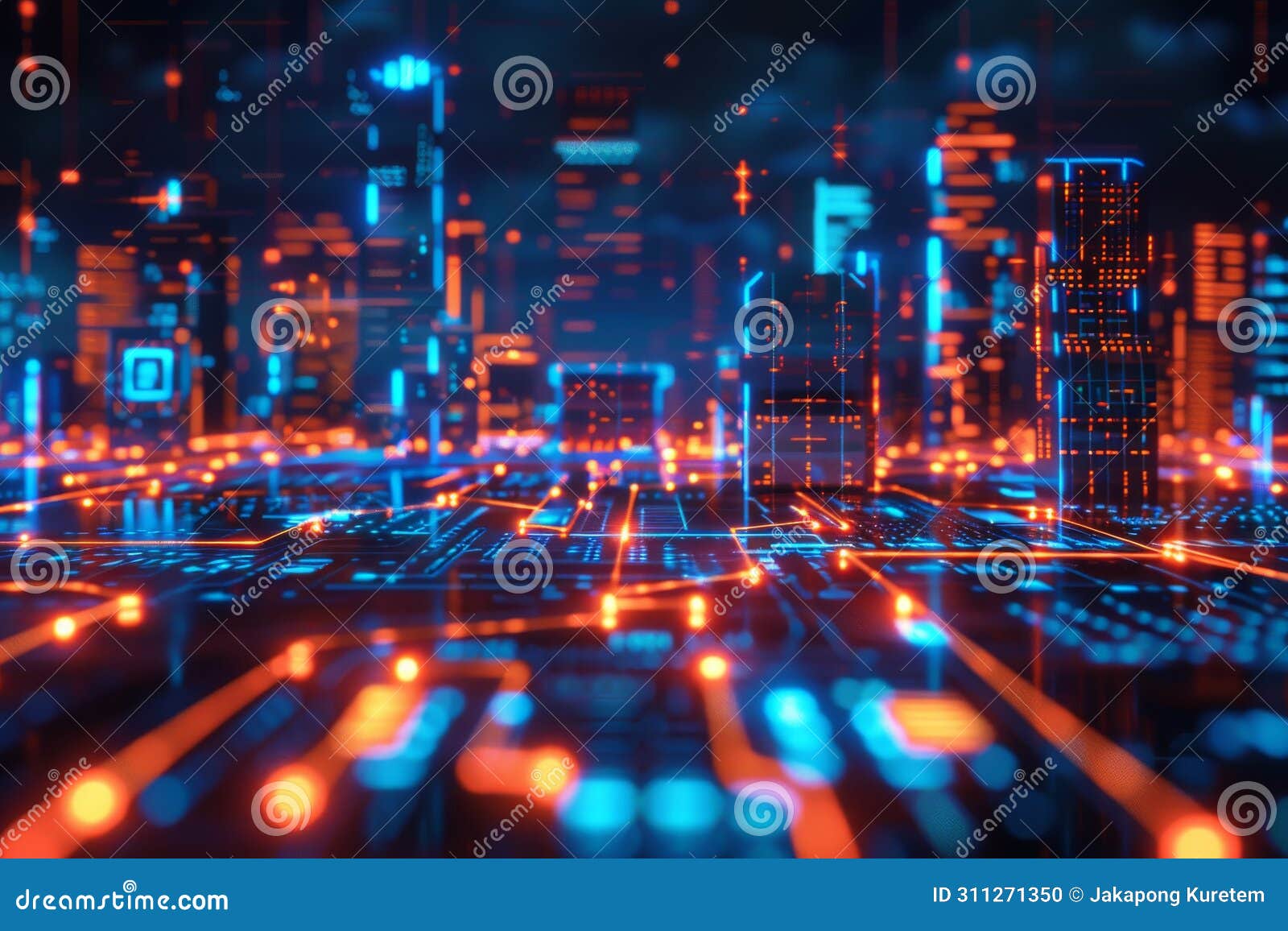 A High-resolution Image of a Cyber Abstract Backgrounds. Stock Photo ...