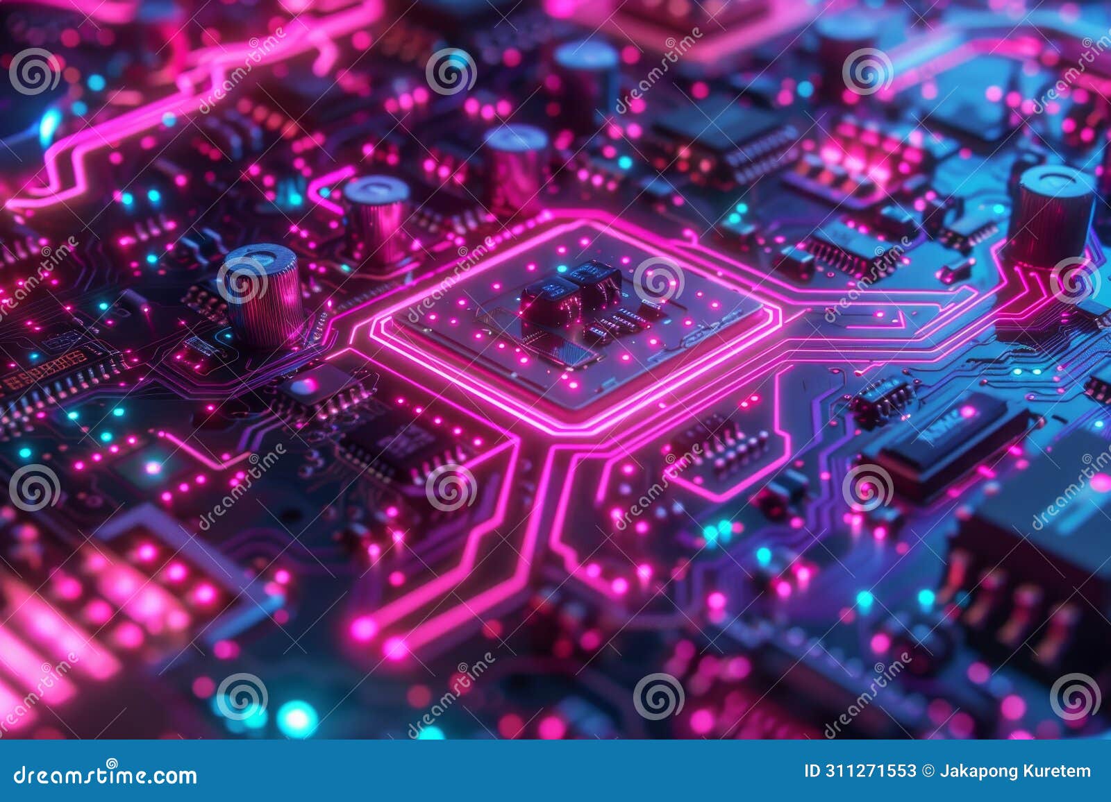 A High-resolution Image of a Cyber Abstract Backgrounds. Stock Image ...