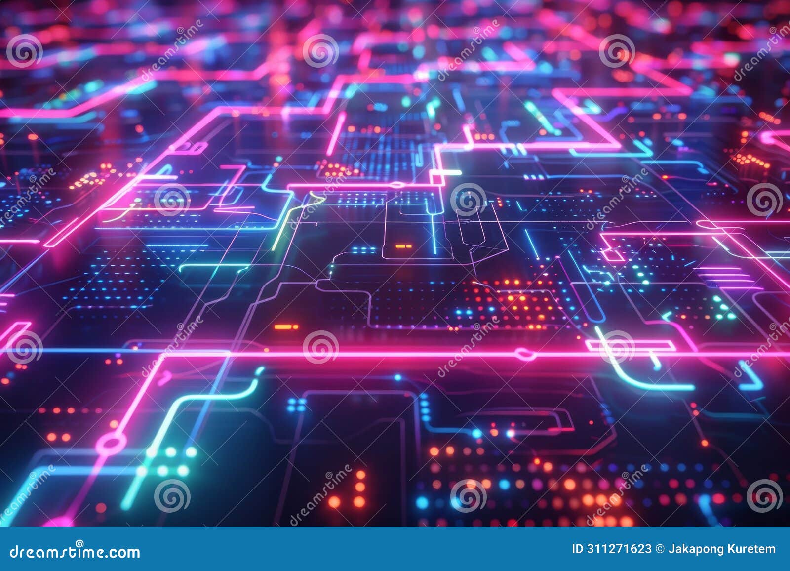 A High-resolution Image of a Cyber Abstract Backgrounds. Stock Image ...