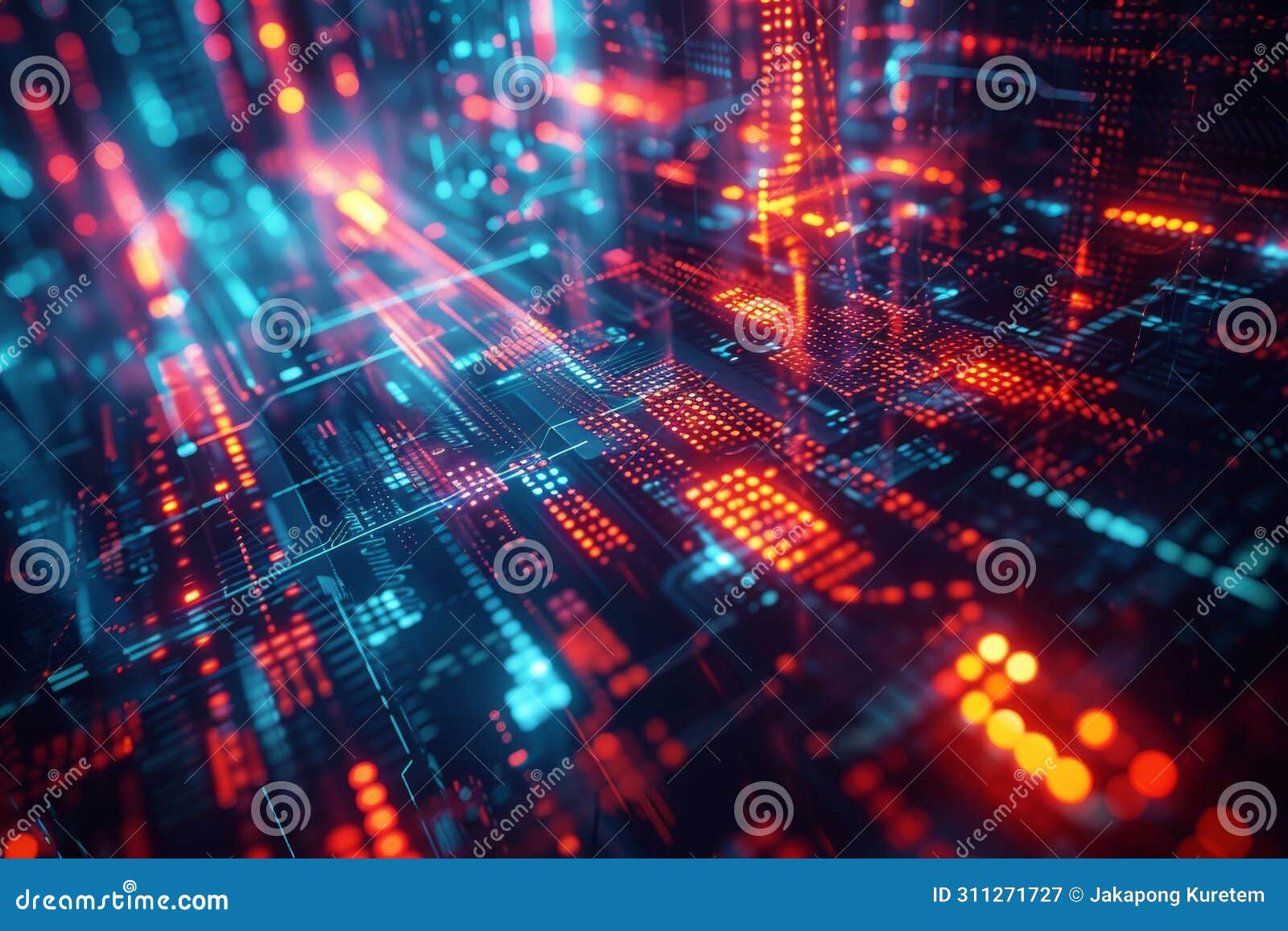 A High-resolution Image of a Cyber Abstract Backgrounds. Stock Image ...