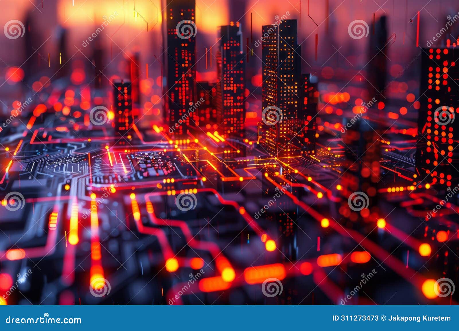 A High-resolution Image of a Cyber Abstract Backgrounds. Stock Image ...