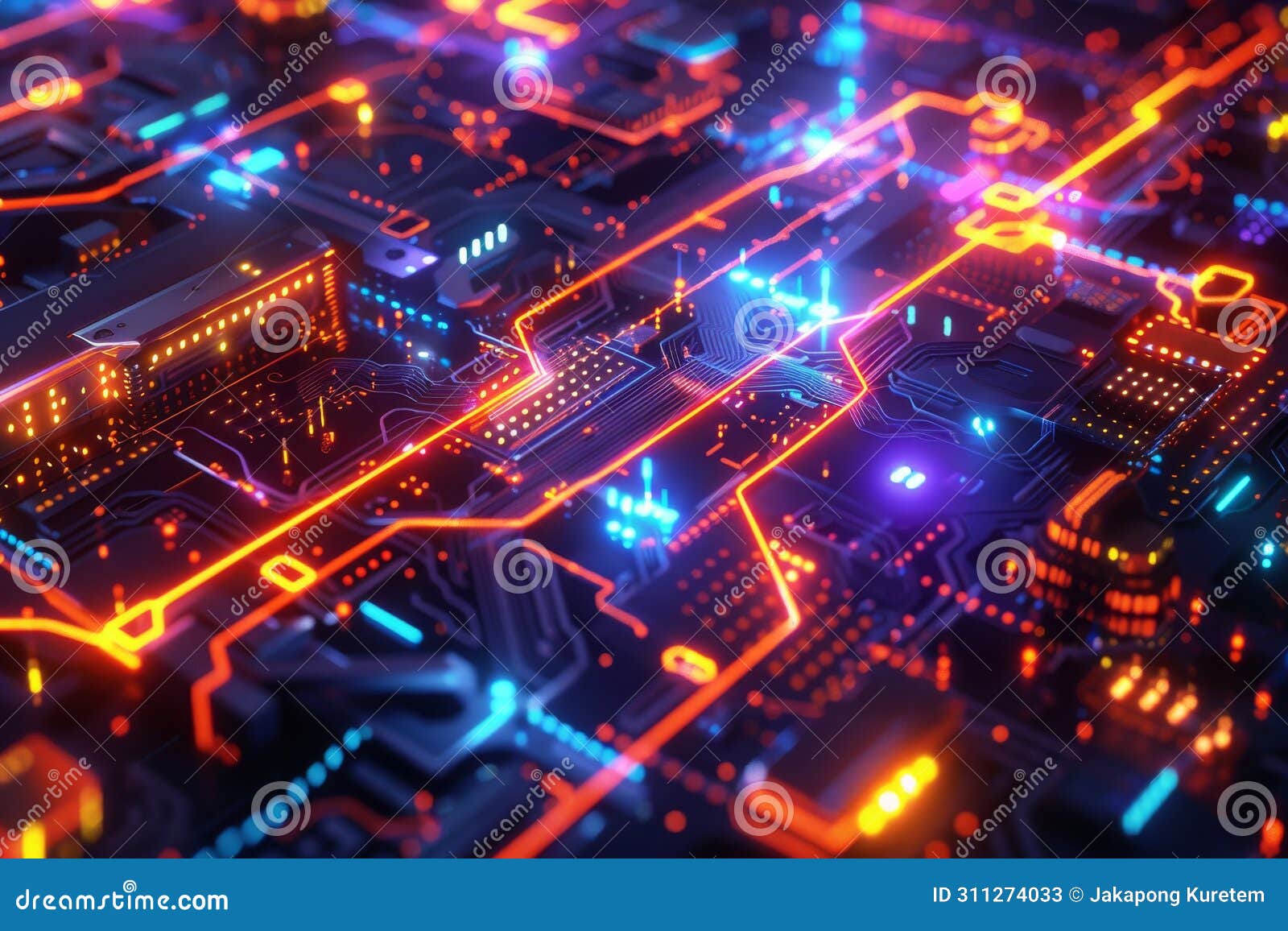 A High-resolution Image of a Cyber Abstract Backgrounds. Stock Image ...