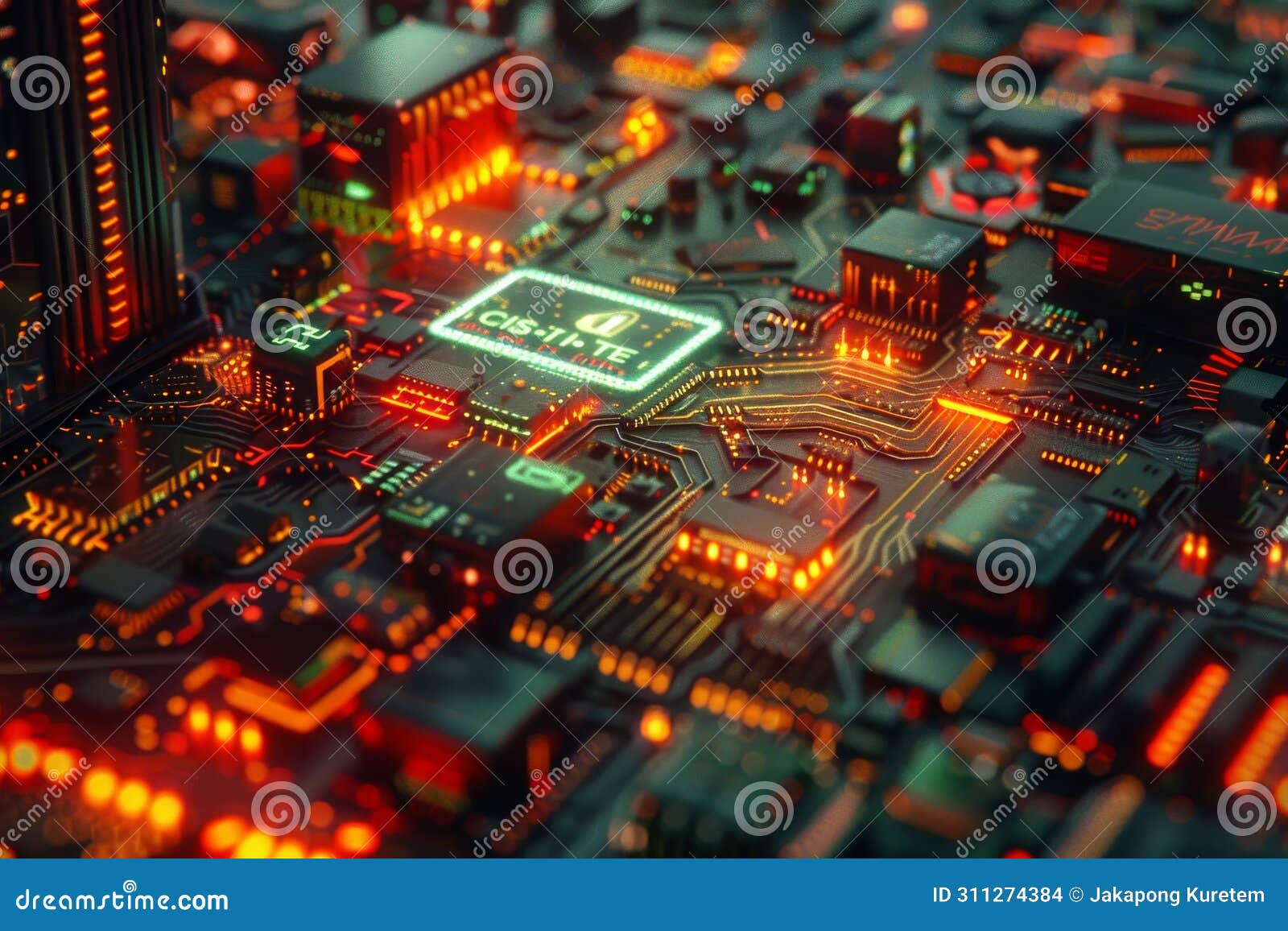 A High-resolution Image of a Cyber Abstract Backgrounds. Stock Photo ...