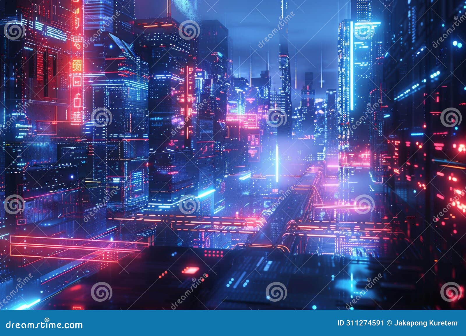 A High-resolution Image of a Cyber Abstract Backgrounds. Stock Image ...