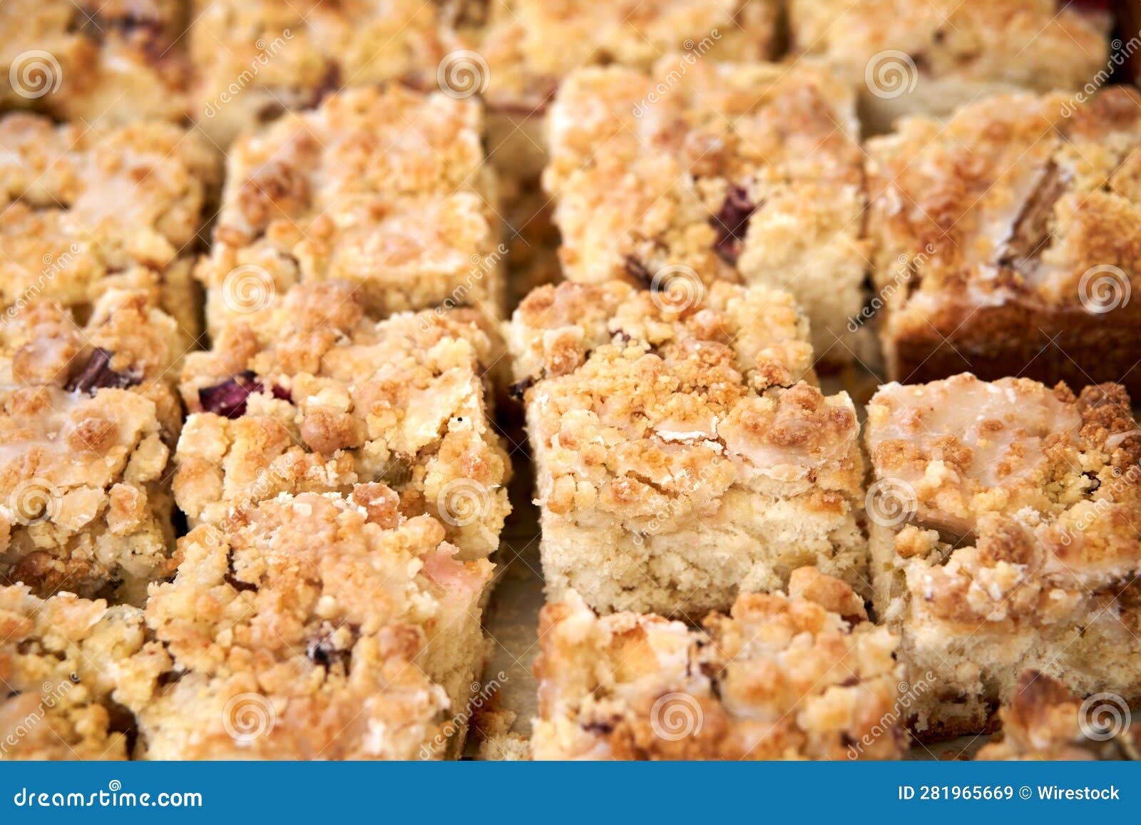 High Resolution Image of a Delicious Assortment of Square-shaped Cakes ...